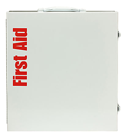 First Aid Only 3 Shelf First Aid Station With Medications White 676 ...