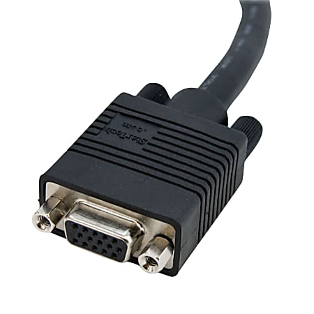 StarTech.com Coax High Res VGA Monitor extension Cable HD 15 M HD 15 F ...