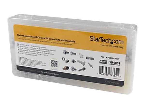 Startech Deluxe Assortment PC Screw Kit Screw Nuts and Standoffs Screw ...