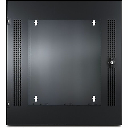 APC NetShelter 13U Wallmount Rack Cabinet Glass Door Double Hinged ...