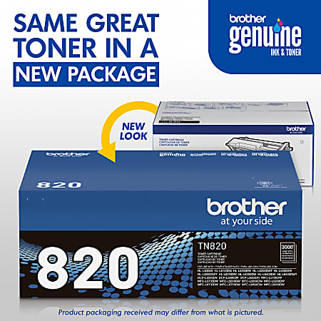 Brother TN 820 Black Toner Cartridge TN 820BK - Office Depot