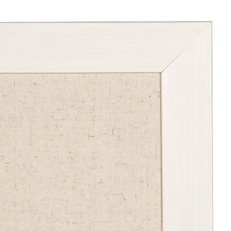 DesignOvations Beatrice Non Magnetic Framed Linen Fabric Pinboard 27 x ...