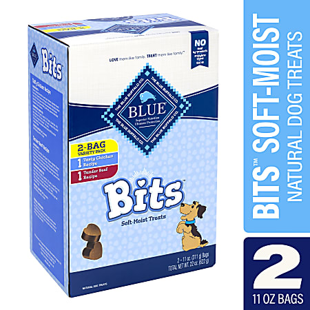 Blue Buffalo Bits Chicken And Beef Dog Training Treats Variety Pack ...