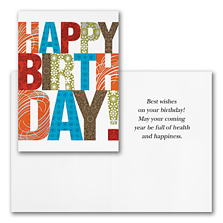 All Occasion Assorted Birthday Greeting Cards With Envelopes Various ...