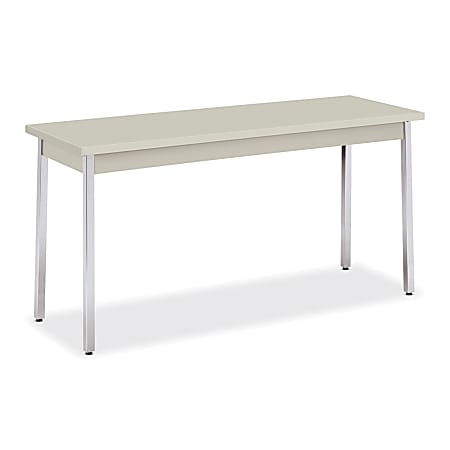 HON Utility Table 60 x 20 x 29 Light Gray - ODP Business Solutions
