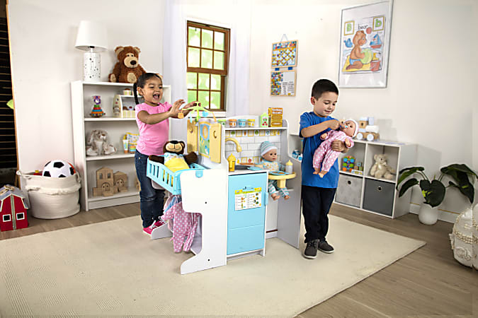 Melissa Doug Pretend Play Educational Toys Baby Care Activity Center ...