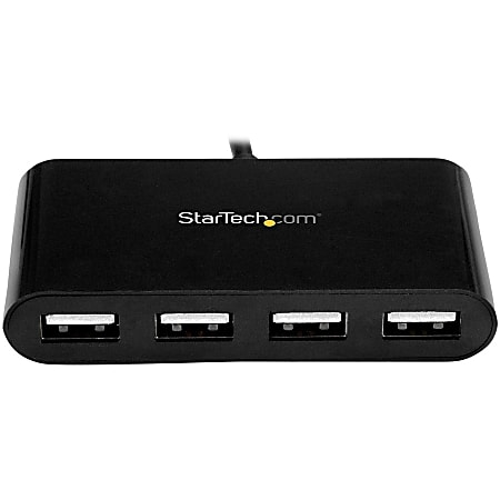 StarTech.com 4 Port USB C Hub Mini Hub USB C to 4x USB A USB 2.0 Hub ...