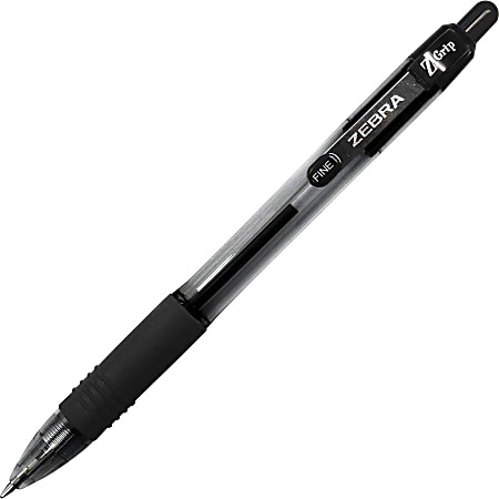 Zebra Pen Z Grip Retractable Ballpoint Pens 0.7 mm Pen Point Size ...