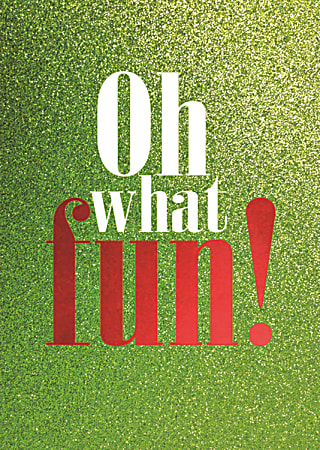 Viabella Holiday Boxed Greeting Cards, 5" x 7", Oh What Fun!, Pack Of ...