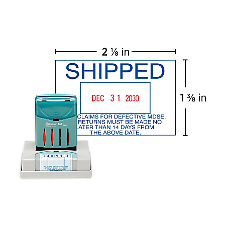 Custom ECO GREEN Xstamper Pre Inked VersaDater Stamp N82 64percent ...