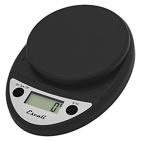 Escali Primo Digital Kitchen Scale 1 1116 x 8 12 Obsidian Black ...