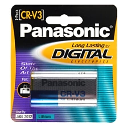 Panasonic CR V3 Photo Lithium Battery Pack - Office Depot