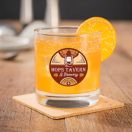 Full Color Whiskey Glass 10.5 oz - Office Depot