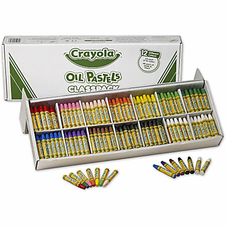 Crayola Oil Pastels Classpack Assorted Colors Set Of 336 Pastels ...