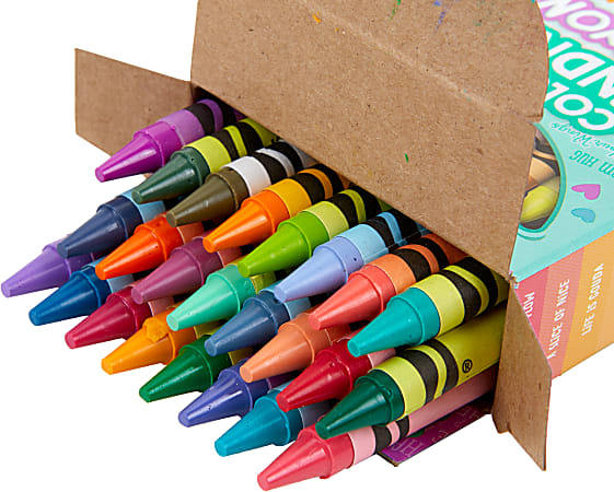 Crayola Colors of Kindness Crayons Assorted Colors Box Of 24 Crayons ...