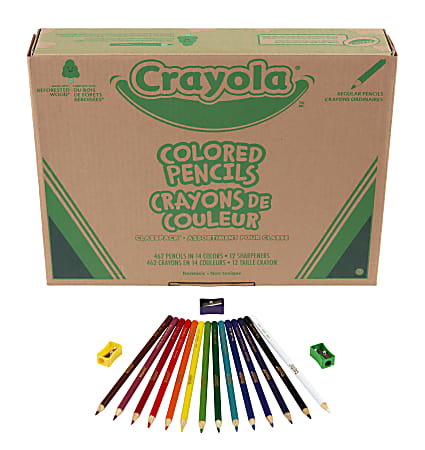 Crayola Classpack Color Pencils Set Of 462 - Office Depot