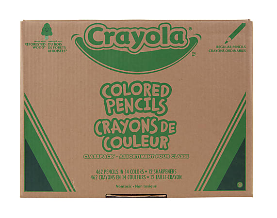 Crayola Classpack Color Pencils Set Of 462 - Office Depot