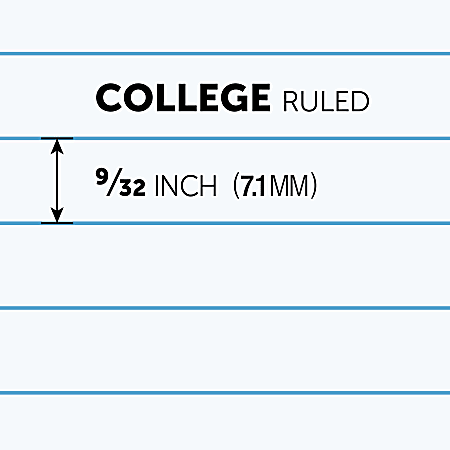 Office Depot Wirebound Notebooks 6 x 9 12 3 Subjects College Ruled 150 ...