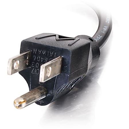 C2G 10ft Universal Right Angle Power Cord 18AWG NEMA 5 15P to ...
