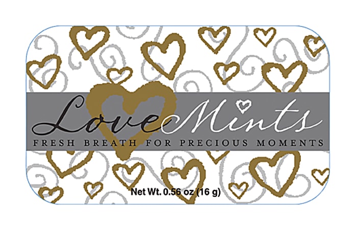 AmuseMints Sugar Free Mints Love 0.56 Oz Pack Of 24 - Office Depot