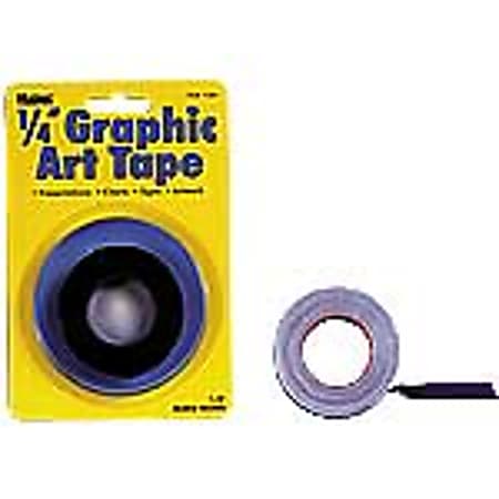 Graphic Art Tape 116 Black - Office Depot