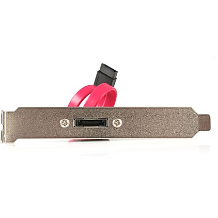 StarTech.com 1 Port SATA to eSATA Slot Plate Bracket Serial ATA ...