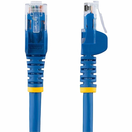 StarTech.com 6ft Blue Cat6 Cable with Snagless RJ45 Connectors Cat6 ...