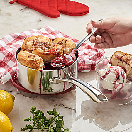 Bergner 11 Piece Stainless Steel Cookware Set Silver - Office Depot