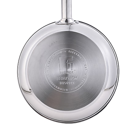 Bergner 12 Piece Stainless Steel Non Stick Cookware Set Silver - Office ...