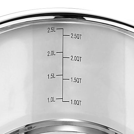 Bergner Essentials Stainless Steel Soup Pot With Tempered Glass Lid And ...