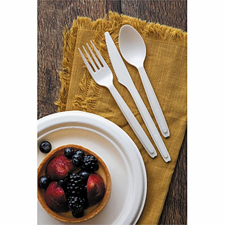 Eco Products Cutlerease Knives 6 White Carton Of 960 Spoons - Office Depot