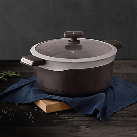 Masterpro Gastro Titanium Collection Durable Cast Aluminum Dutch Oven ...