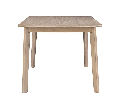 Powell Delavan Dining Table 30 H x 60 W x 36 D Natural - Office Depot