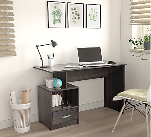 Inval Multi Level 48 W Writing Desk Tobacco Chic