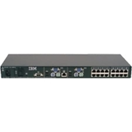 IBM 2x16 Console Switch KVM switch 16 ports - Office Depot