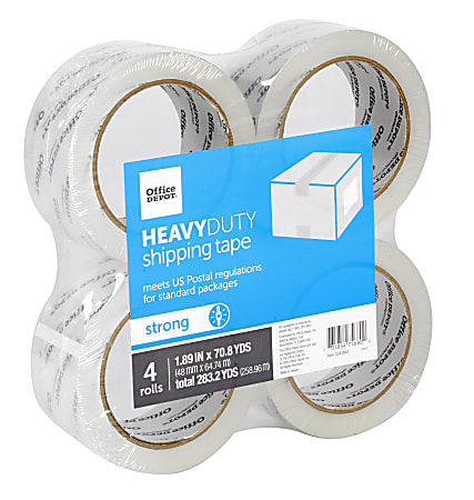 Office Depot Brand Heavy Duty Shipping Packing Tape 1.89 x 70.8 Yd ...