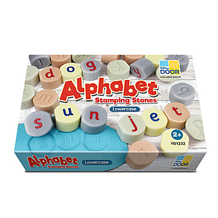Yellow Door Alphabet Stamping Stones - Office Depot
