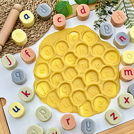 Yellow Door Alphabet Stamping Stones - Office Depot