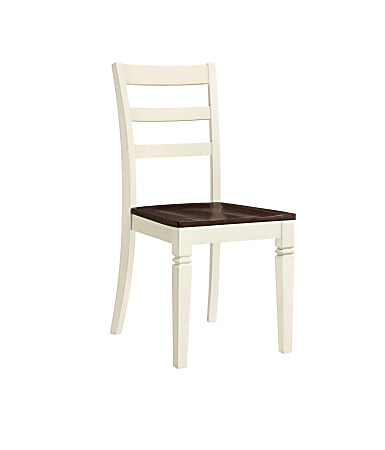 Whalen Furniture Wood Chair WhiteCherry - Office Depot
