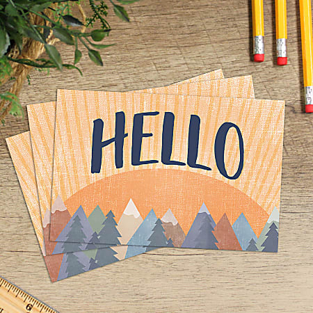 Teacher Created Resources Moving Mountains Hello Postcards 30 Per Pack ...