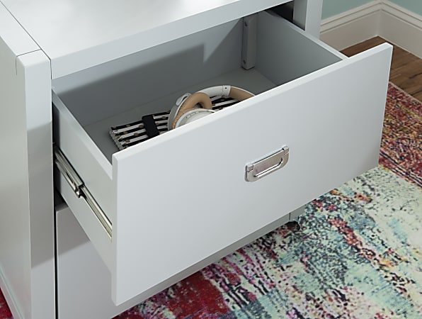 Linon Ari 22 W x 17 D Lateral 2 Drawer Mobile Home Office File Cabinet ...