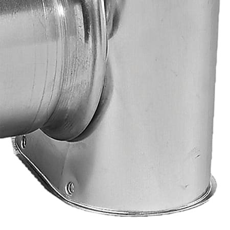 Deflecto Dryer Offset Connector 10 x 4 Silver - Office Depot
