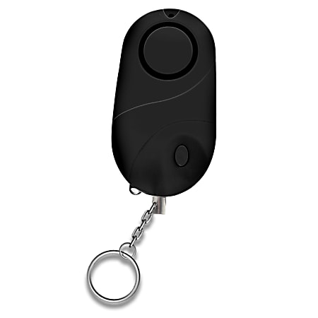 Digital Energy World Self Defense Alarm Key Chain Black - Office Depot