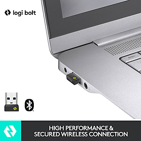 Logitech MX Keys Wireless Illuminated Keyboard for Business Quiet Perfect Stroke Keys Logi Bolt ...