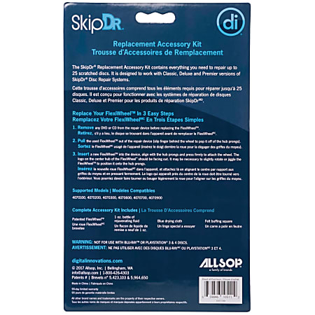 Digital Innovations Disc Repair System Accessory Kit For Optical Media ...