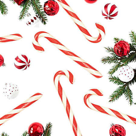 Hammonds Candies Peppermint Candy Canes 1.75 Oz Pack Of 24 Candy Canes ...