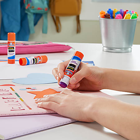 Elmers Washable Disappearing Purple School Glue Sticks 0.21 Oz. Pack Of ...