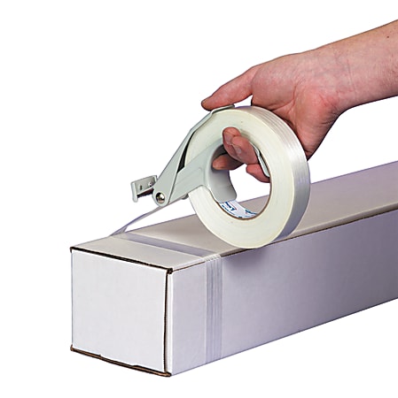 Tape Logic 1400 Strapping Tape 1 x 60 Yd. Clear Case Of 12 - Office Depot