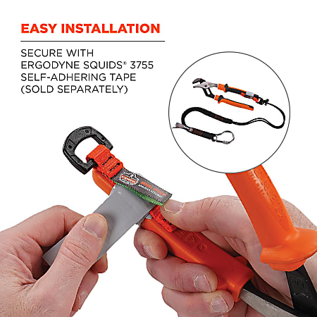 Ergodyne 3707 Web Tool Tethers 3 12 Orange Pack Of 6 Tethers - Office Depot