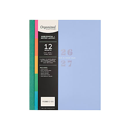 Organized by Happy Planner 12 Month MonthlyWeekly Classic Book Bound ...